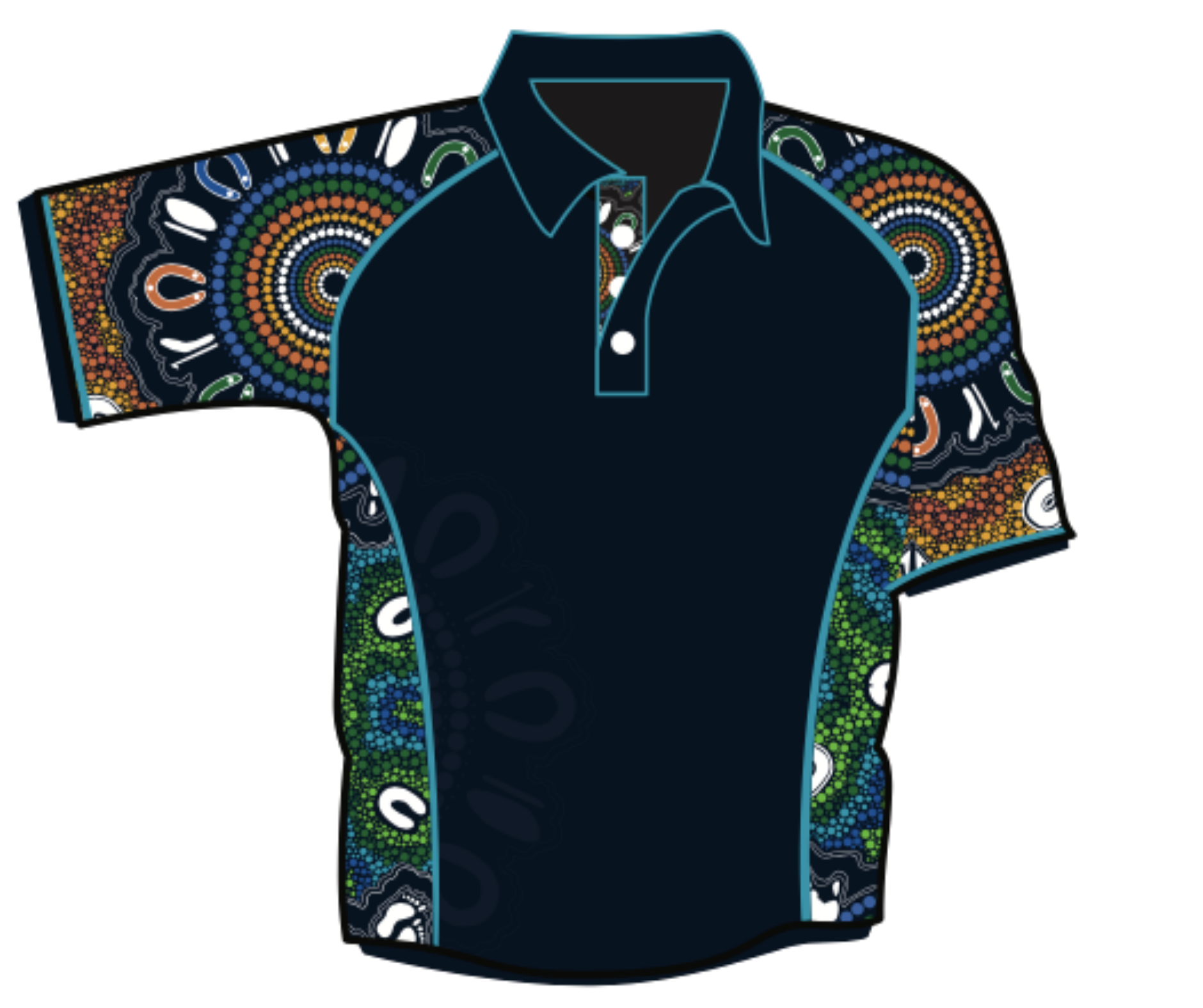 Half Pattern Design Shirt- Pre sale – wambuul.org